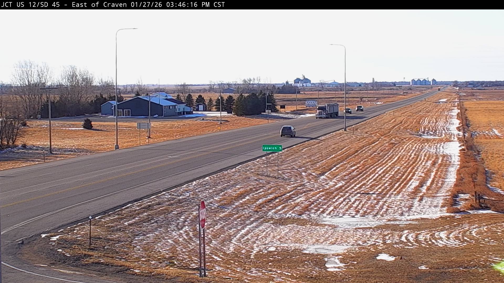Ipswich South Dakota US-12 Webcam - US Webcams