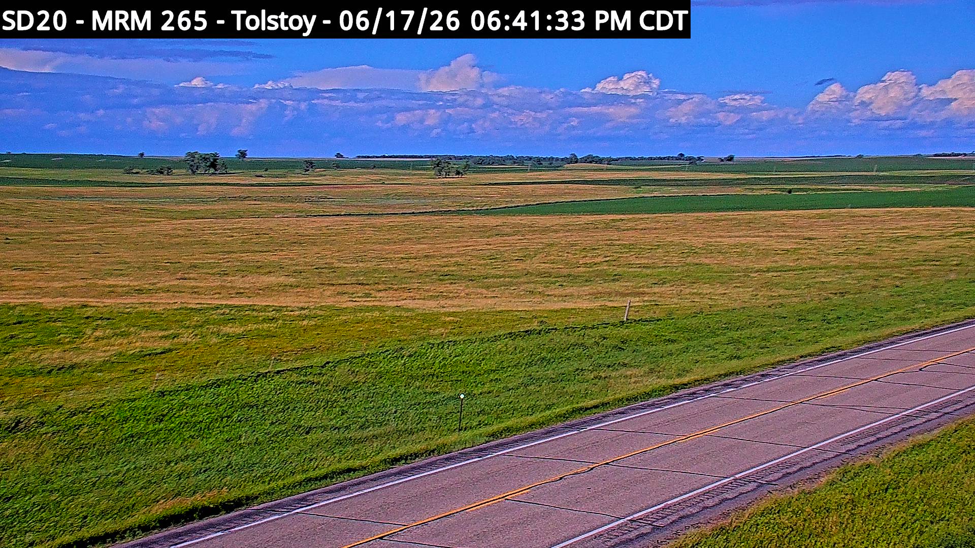 Tolstoy, South Dakota SD-20 Webcam - US Webcams